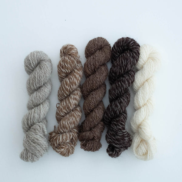 Mystery Mini Skein Bundle | Undyed British Wool | Garthenor - Garthenor ...